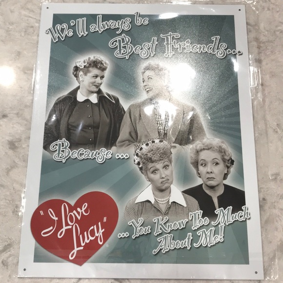 Other | I Love Lucy Sign | Poshmark